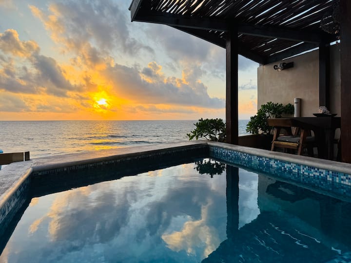 Habitación Doble, Villas Bliss18 Aqua Room. - Isla Mujeres