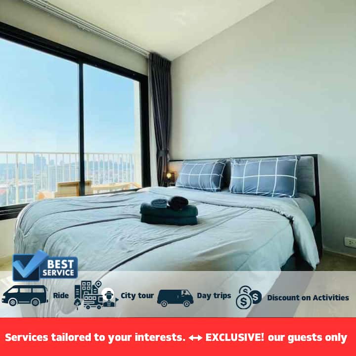 The Base High Floor Special Unit Large Balcony - Pattaya