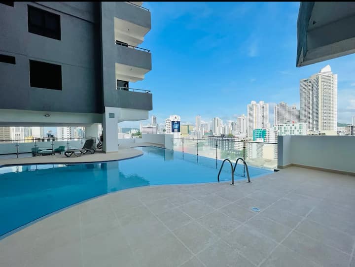 Apartment For 2 Or3/steps From Metro/downtown/pool - Panama