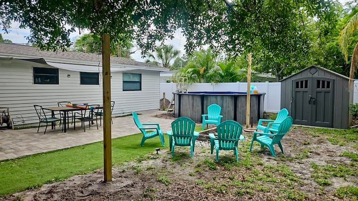 Pool! 4br, 9-bed Home, Game Room & Firepit - Tampa, FL