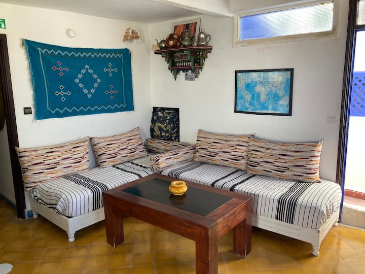 Chambre Octopus Avec Petite Terrasse Privée - Essaouira