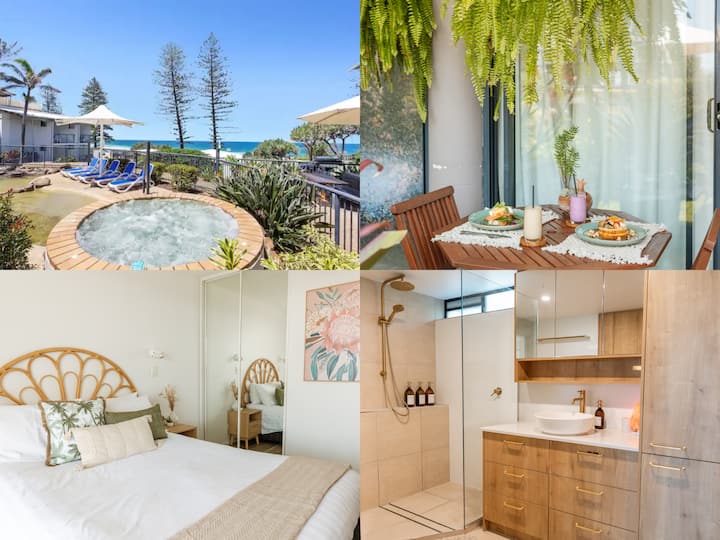 Beach Front Oasis Coolum Beach- Pool, Sauna & Spa - Noosa