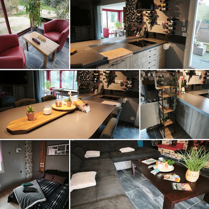 Ty-ar-maez, Maison Entière: Billard & Babyfoot - Josselin