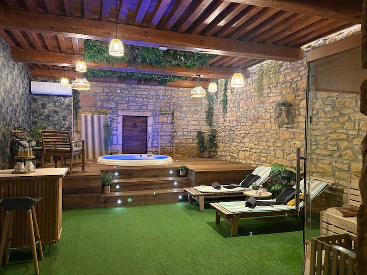 Le Clos Doré - Appartement Et Spa Intérieur - France