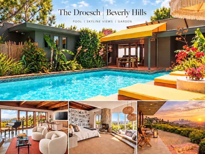 The Droesch Residence: Private Pool + Skyline View - Santa Mónica, CA