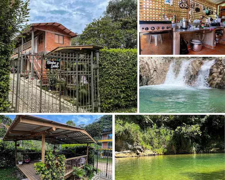 Habitación Para 2 Acceso Al Rio Wifi Baño Privado - San Rafael, Colombia