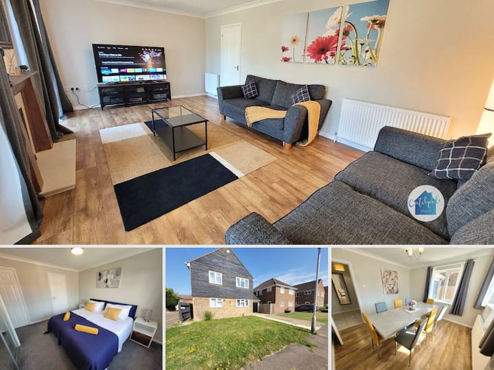 Modern 4br Lexden Contractor Base, Parking & Wifi - Colchester