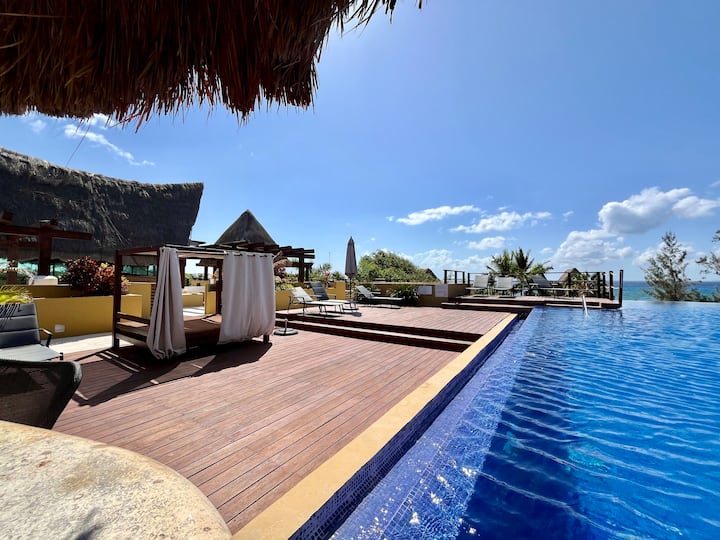 Penthouse 2 Beds Terraza Privada Con Vista Al Mar - Playa del Carmen