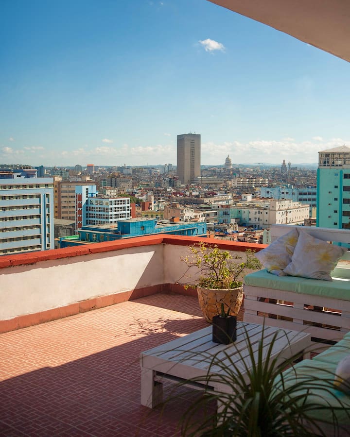 Pent House Habana Vedado.wi-fi. Terraza Privada - Havana