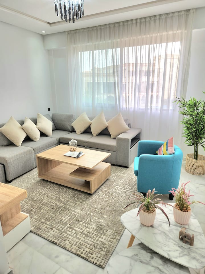 Luxueux Appartement 350m De La Plage Néroli 2 - Agadir