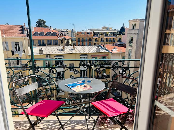 Au Centre, Dernier éTage, Balcon Ensoleillé - Nizza