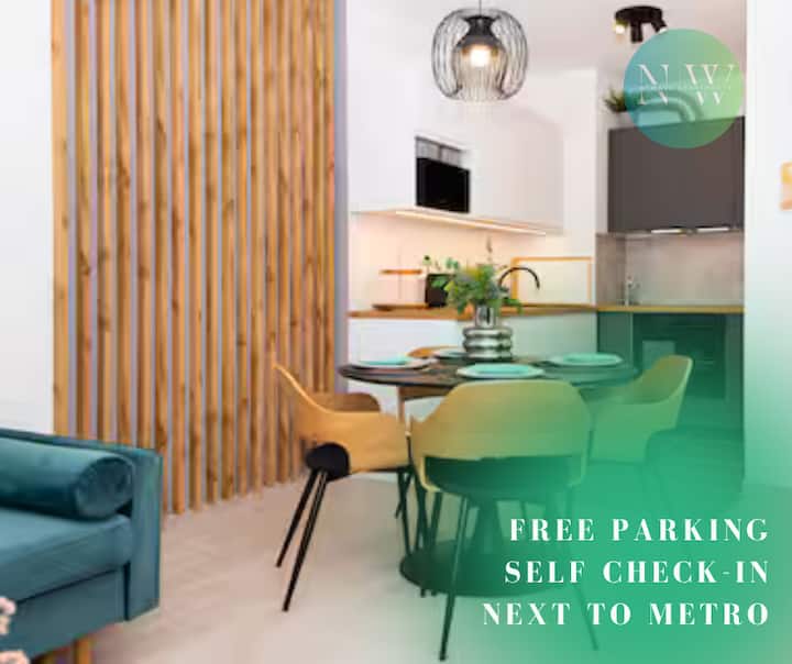 Chic207 Retreat: Modern 1br Gem With Garage By Nw - Budapest