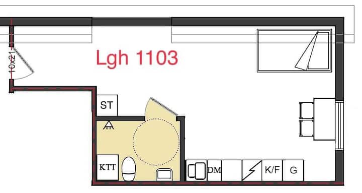 Central 1 Och 2 Rumslägenhet - Halmstad