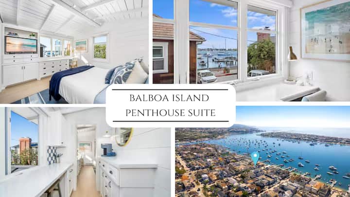 Balboa Island Luxury Penthouse Suite With Bay View - Newport Beach, CA