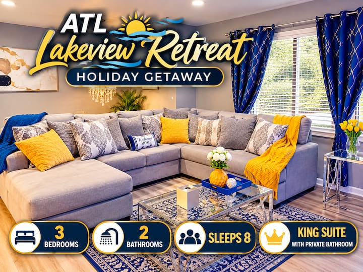 Perfect Family-friendly Atl Home | Lakeview Haven - Decatur, GA