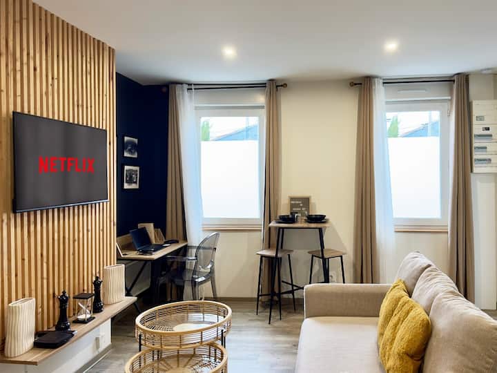 Besson Bey Ii - Idéal Couple & Pros - Patio - Wifi - Angoulême