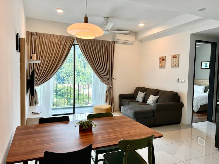 Peaceful Onsen 2br L Lost World Theme Park View - Tambun