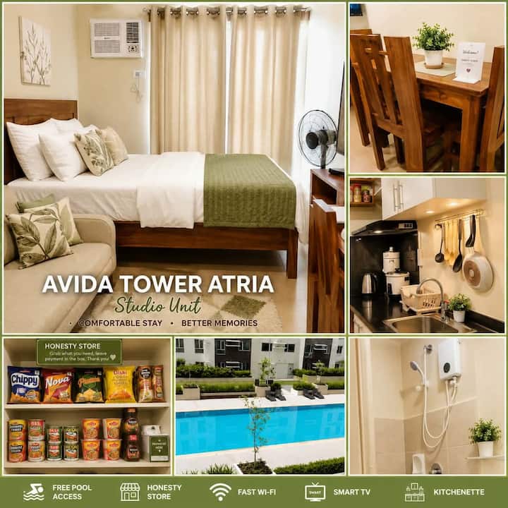 624 Avida Tower 3 Pool View Cozy, Central, Comfy - Iloilo City
