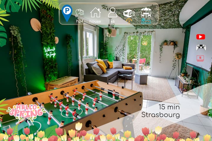 Jungle House- Proche Strasbourg - Schwarzwald