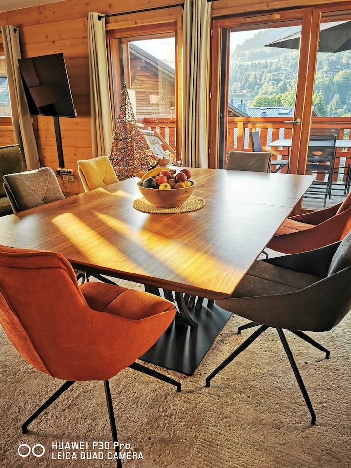 3 Chambres + Terrasse + Vue Mont Blanc+ Megève - Megève