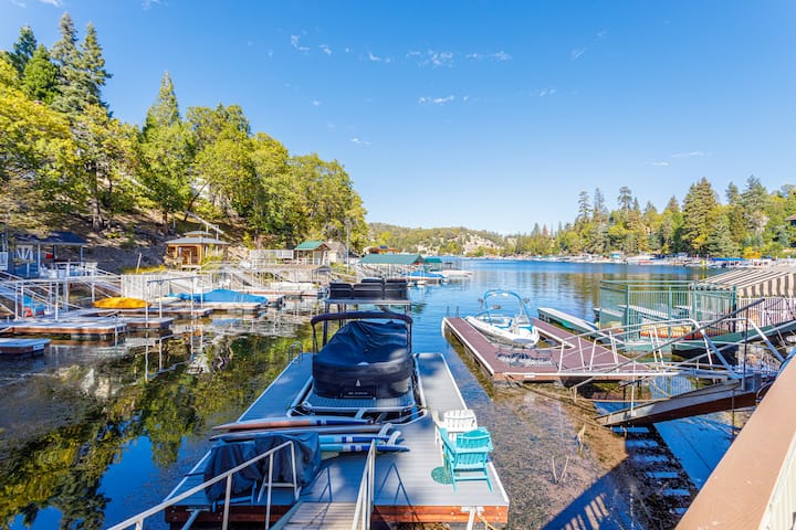 Lakefront Cabin With Dock, Game Room Pet Friendly - Lake Arrowhead, CA