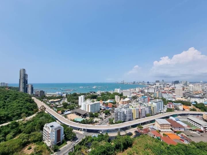 Unixx Sea View Walking Street, Free Electric/wat - Jomtien