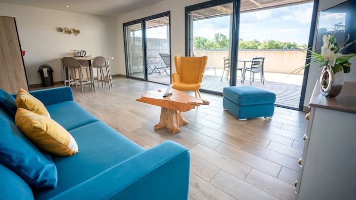 Pierre&vacances-appart 6 Pers-2 Ch-clim-terrasse - Zonza