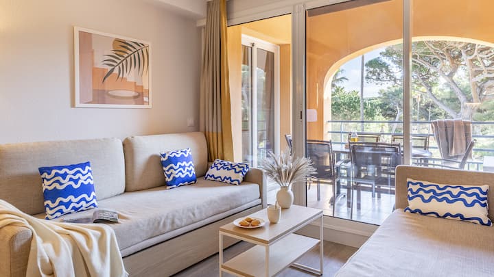 Pierre&vacances-appart 6 Pers-terrasse-rénové-clim - Île de Porquerolles