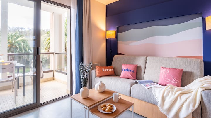Pierre&vacances-studio 4 P-terrasse/balcon-rénové - Perros-Guirec