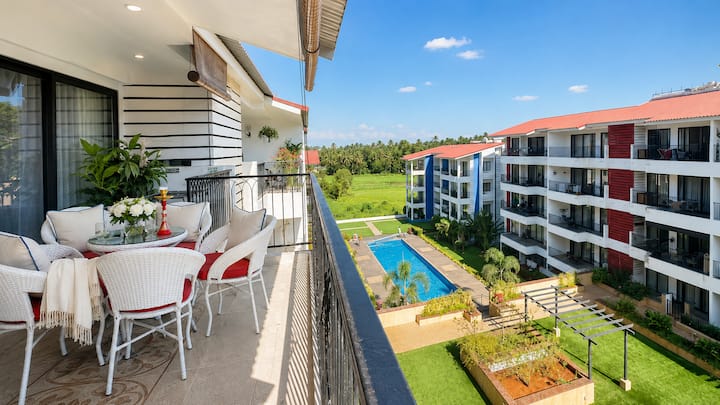 Faodail 4 | Top-floor 2bhk With Balcony In Baga - Goa
