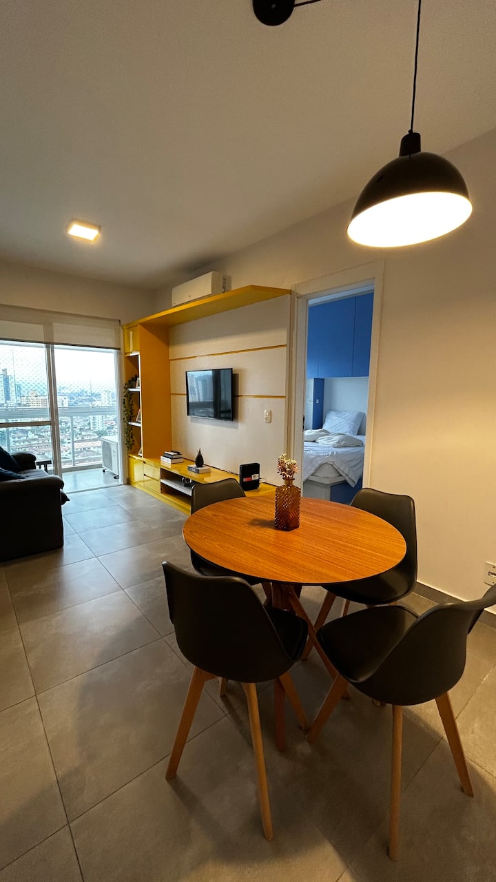 Conforto E Praticidade: Apto 1 Quarto No Boqueirão - Santos