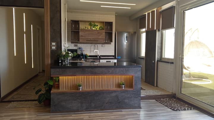 شقة فندقية أمام الرحاب بروف مشمس خاص W.f ممتاز - Égypte