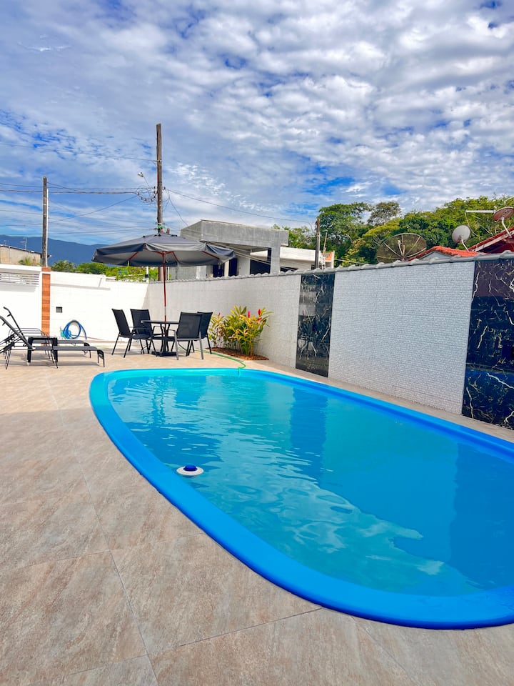 Casa C/ Piscina • 12p • 800m Praia Indaiá - Bertioga