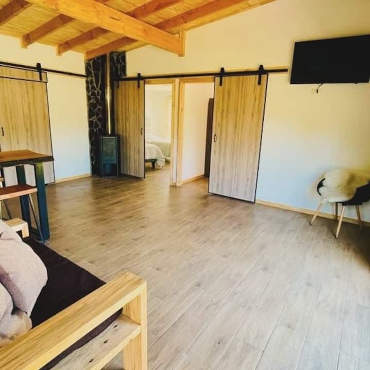 Cabañas Km8 Curacautin Con Tinaja Privada - Curacautin