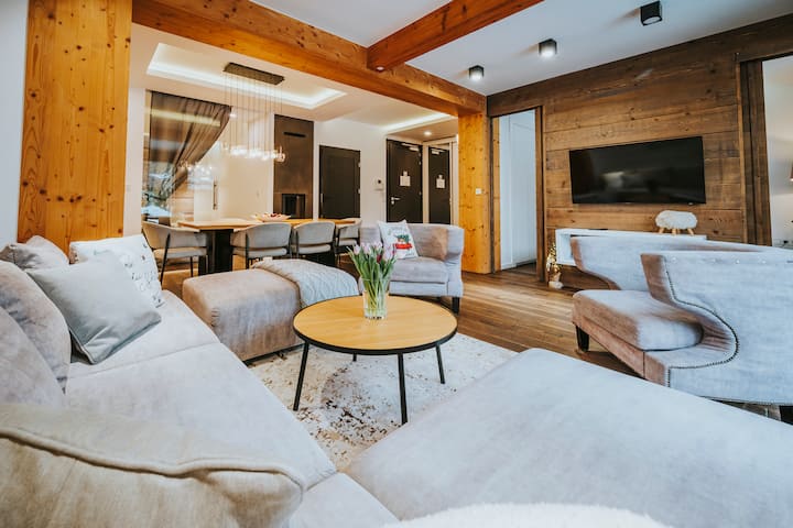 Deluxe Apartment With Jacuzzi & Sauna & Fireplace - Zakopane