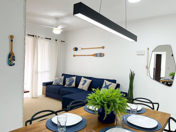 Apartamento 50m Praia Astúrias - Guarujá 2 Vagas - Guarujá