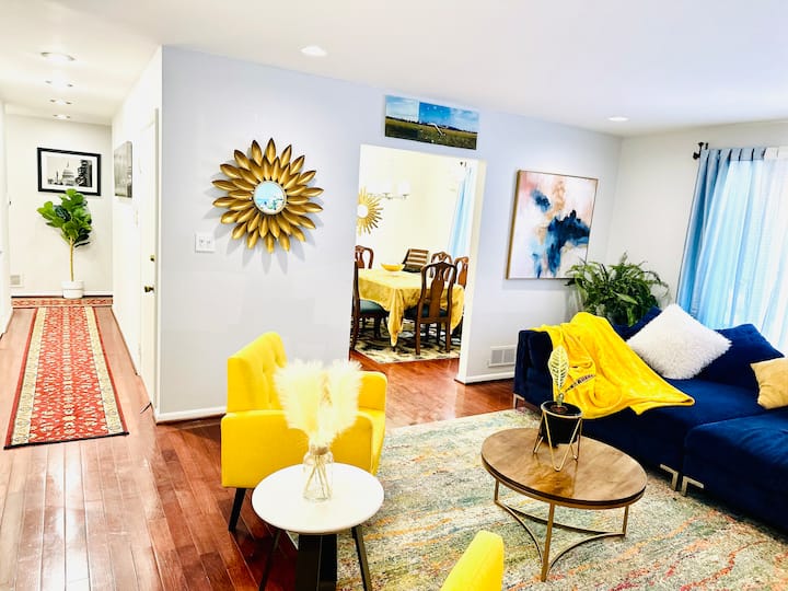 Spacious And Warm Stay Near Dc 12 Bed/6bedroom/5bt - Maryland