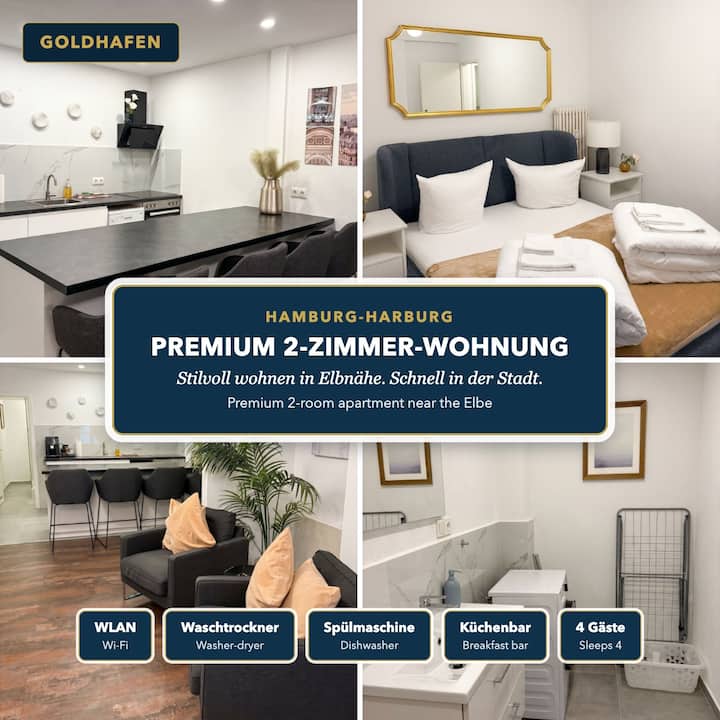 Premium 2-room Apartment Near The Elbe - Hamburg