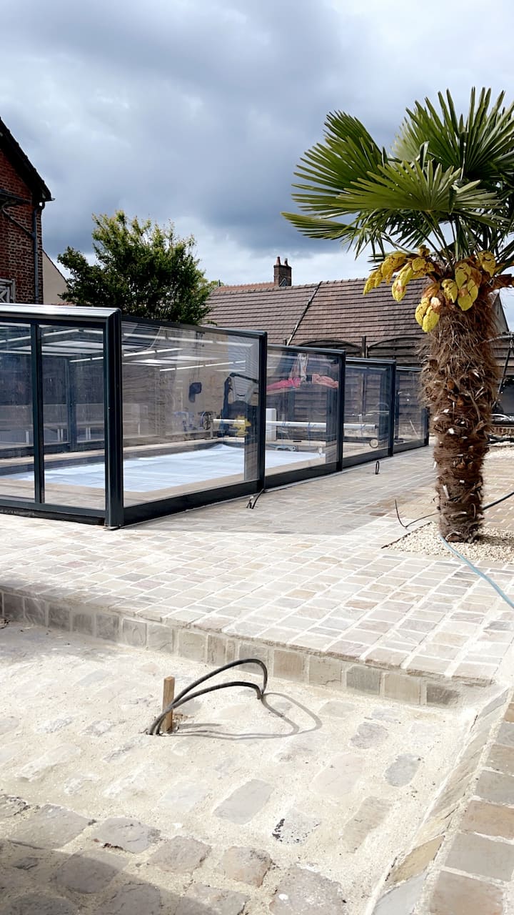 Maison Avec Piscine Chauffer à 32degrés - Senlis