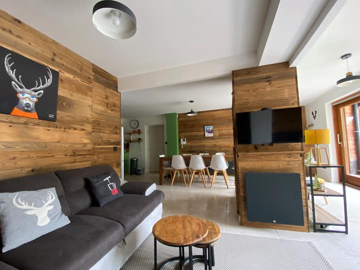Les 2 Alpes 8pers- Chaleureux Appartement 80m² - Les Deux Alpes