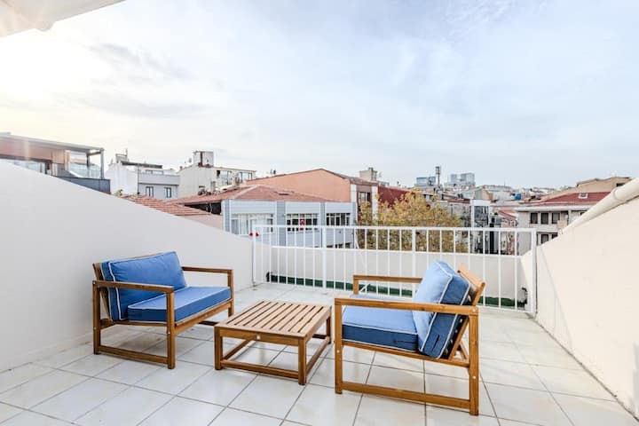 Cozy New Penthouse 1bd Nisantasi Terrace Gem! #334 - Şişli