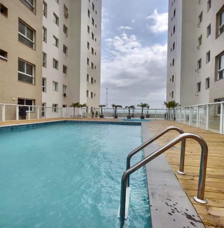 Seu Apto De Verão A 5min Da Praia, Com Piscina. - Torres