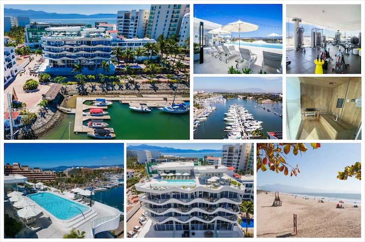Náutico Nuevo Vallarta Marina Front Sea Apartment - Nuevo Vallarta