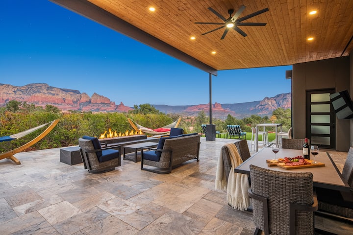 *New* Sedona Shangri-la Estate 5br Spa/sauna/views - Sedona, AZ