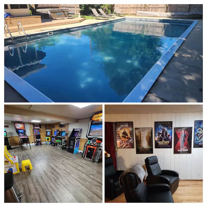 Arcade • Hot Tub • Movie Room Themed House - Rockford, IL