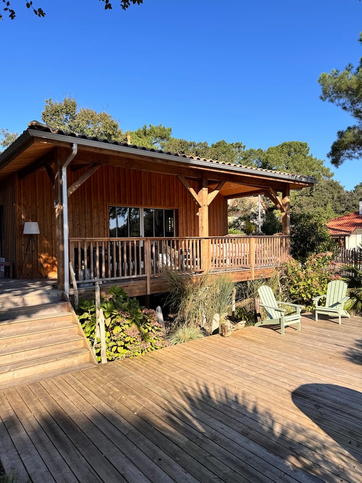 Agréable Maison Bois 3 Chambres - Soulac-sur-Mer