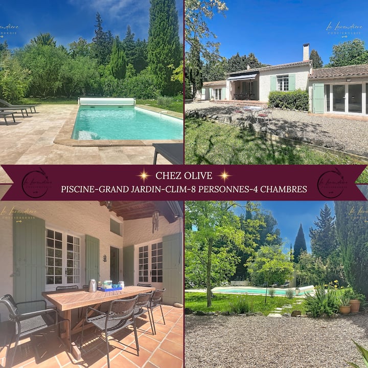 Chez Olive - Piscine | Clim | 4 Chambres | 8 Pers - Maussane-les-Alpilles