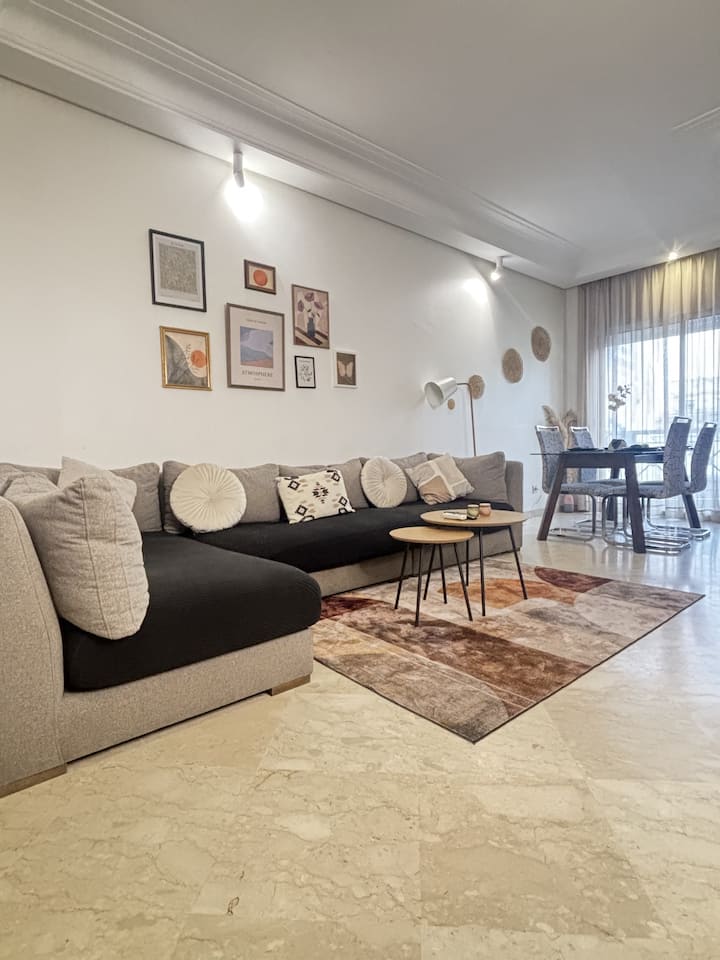 Maarif, Cosy 2 Bedrooms Free Parking Wifi Netflix - Casablanca