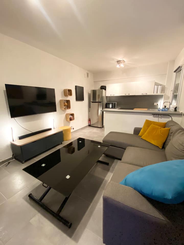 Studio Climatisé Avec Parking - Cagnes-sur-Mer