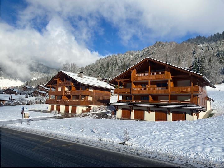 Modern 4-pers. App. Dicht Bij Het Dorp + Garage - Le Grand-Bornand